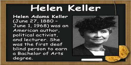 Helen Keller: First Deaf-Blind Person who Earn Bachelor of Arts Degree ...