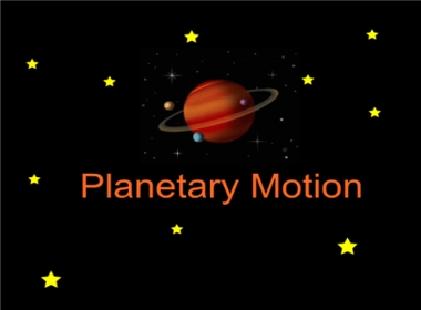 Planetary Motion - QS Study