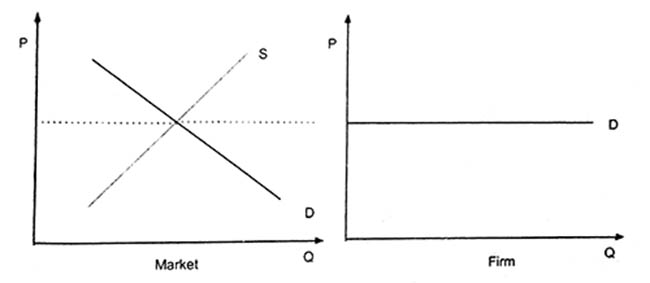 A competitive firm faces a completely horizontal demand curve - QS Study