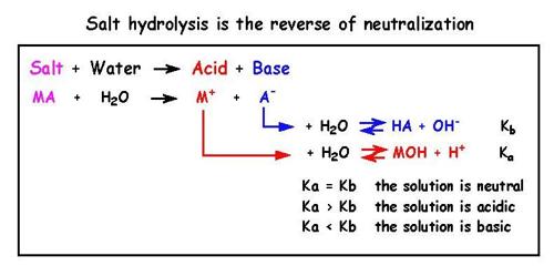 Salt Hydrolysis - QS Study