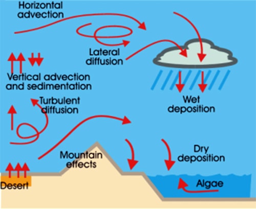 Dust Particles: Composition of Atmosphere - QS Study